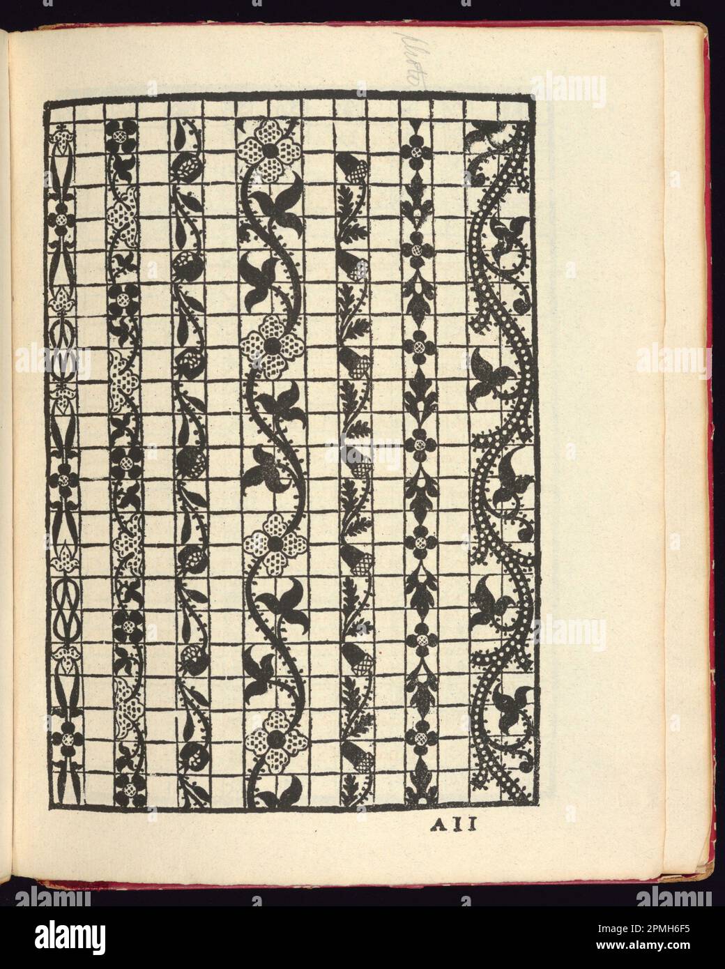 Pattern Book Facsimile, La gloria et l'honore de ponti tagliati, e ...