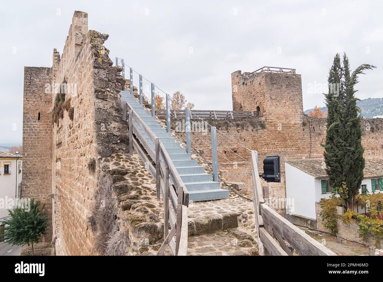 Priego de Cordoba, white village of Cordoba province in Spain Stock ...