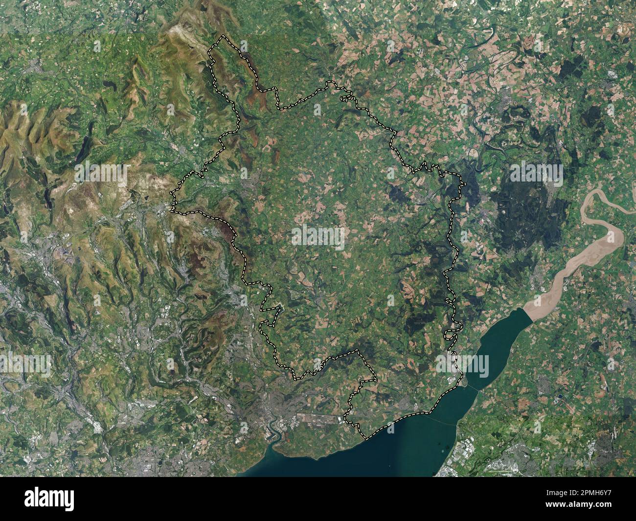 Monmouthshire, region of Wales - Great Britain. High resolution ...