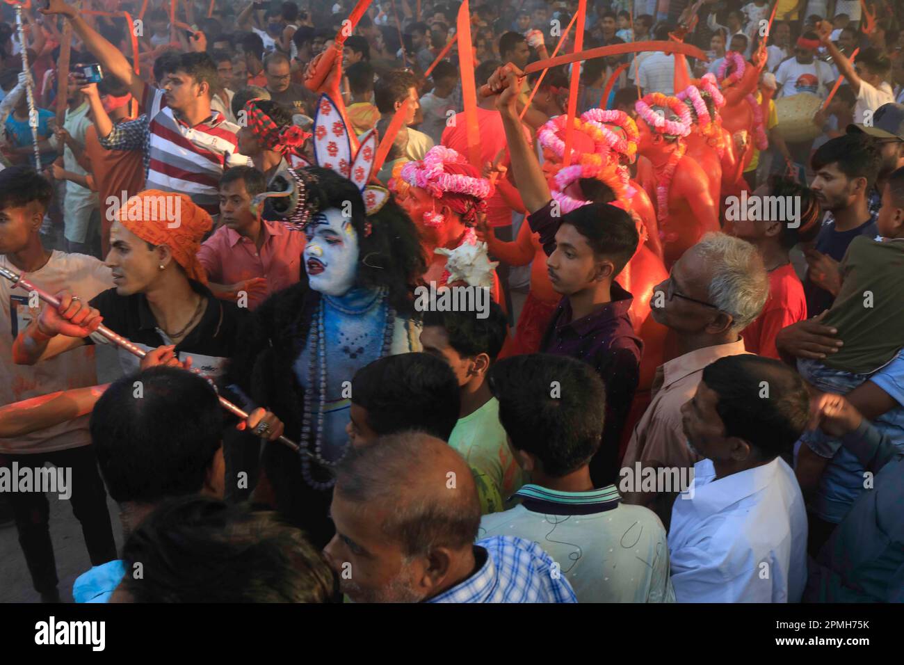 Munshiganj, Bangladesh. 13th Apr, 2023. As the month of Chaitra, the ...