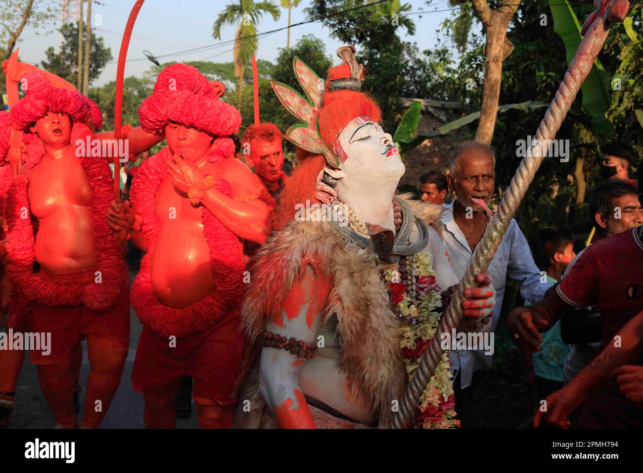 Munshiganj, Bangladesh. 13th Apr, 2023. As the month of Chaitra, the ...