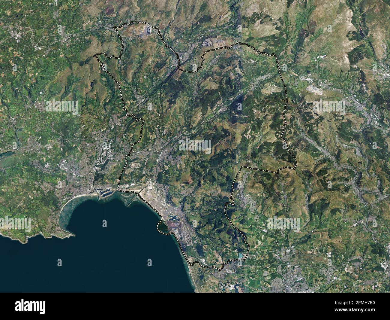 Neath Port Talbot, region of Wales - Great Britain. High resolution ...