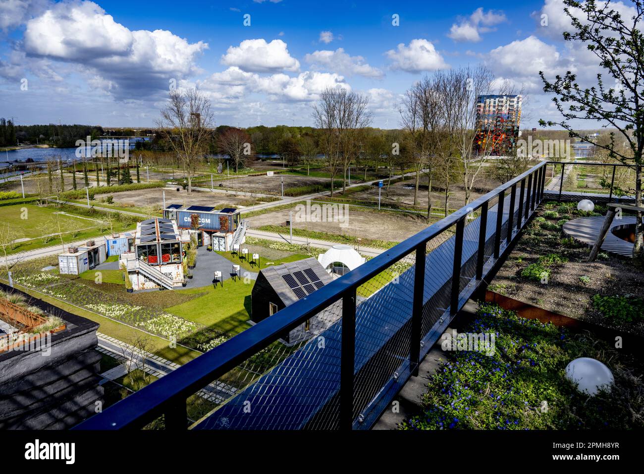 ALMERE - The former Floriade site. The Dutch Horticultural Council (NTR ...