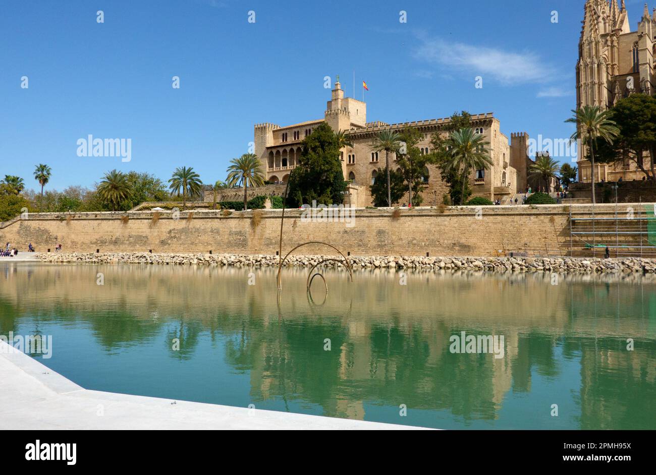 Palma de Mallorca, Spain -30 March, 2023. View on the famous tourist ...
