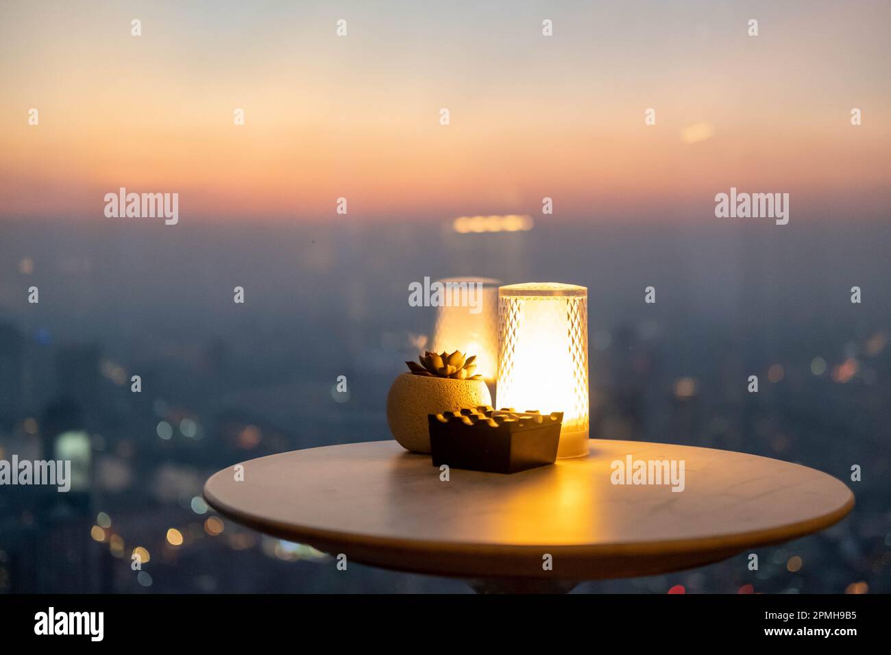 Open terrace view and evening sky hi-res stock photography and images ...