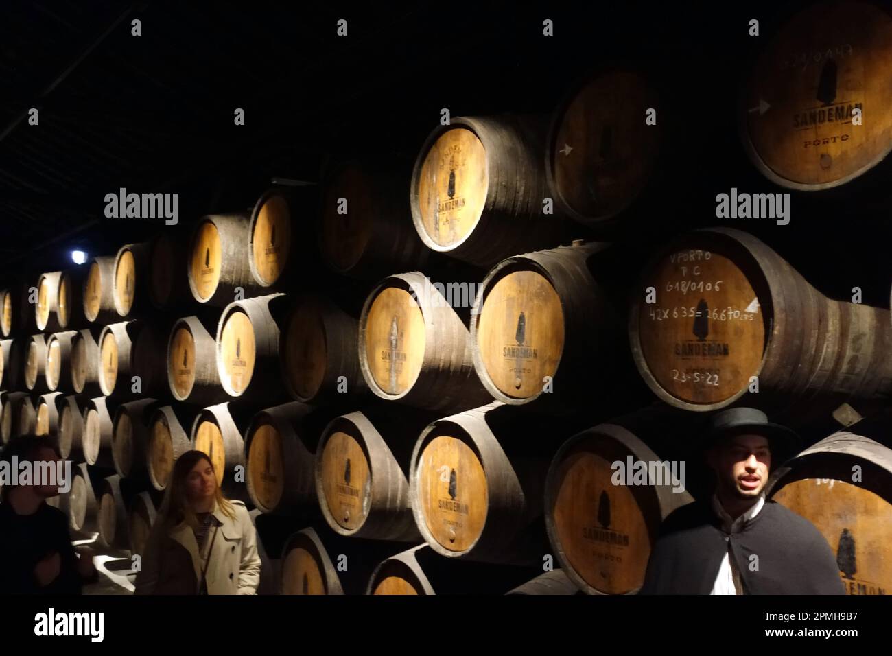 PORTO, PORTUGAL - OCTOBER 31, 2022 Sandeman Port cellars Stock Photo ...