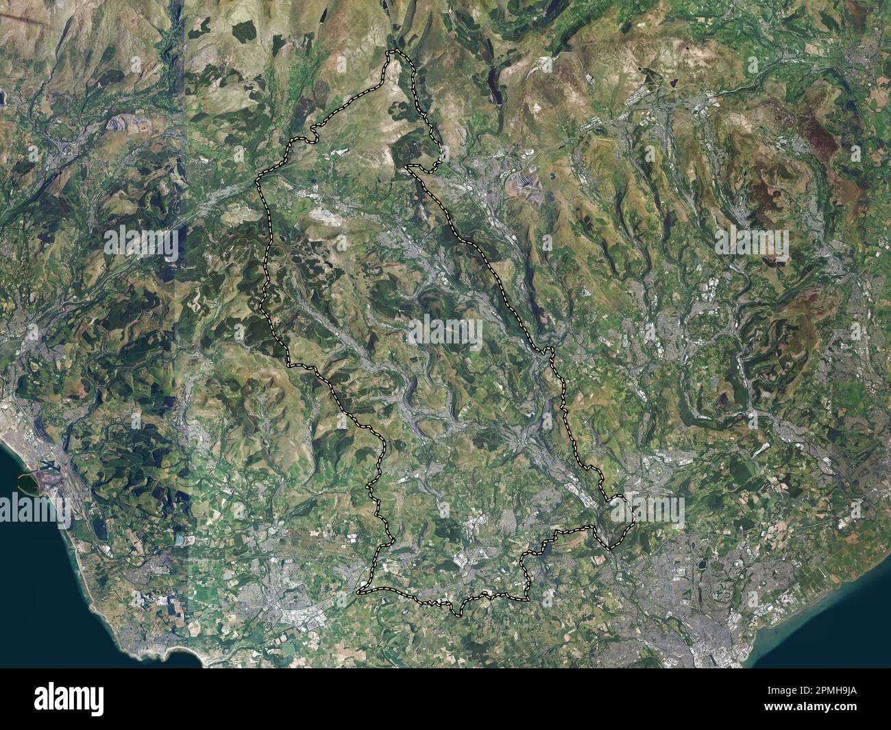 Rhondda Cynon Taf, region of Wales - Great Britain. High resolution ...