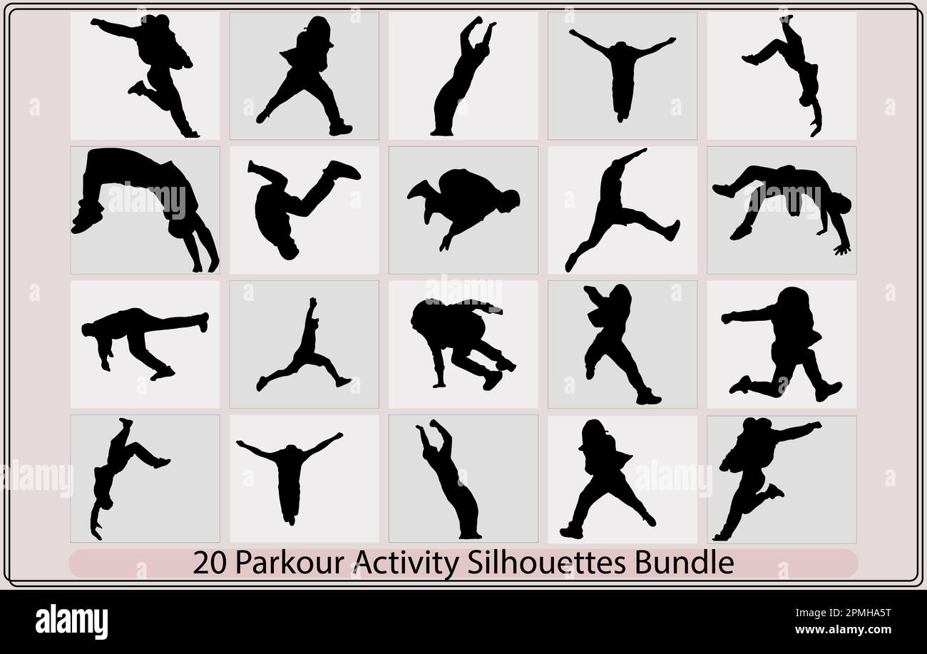 Parkour team Stock Vector Images - Alamy