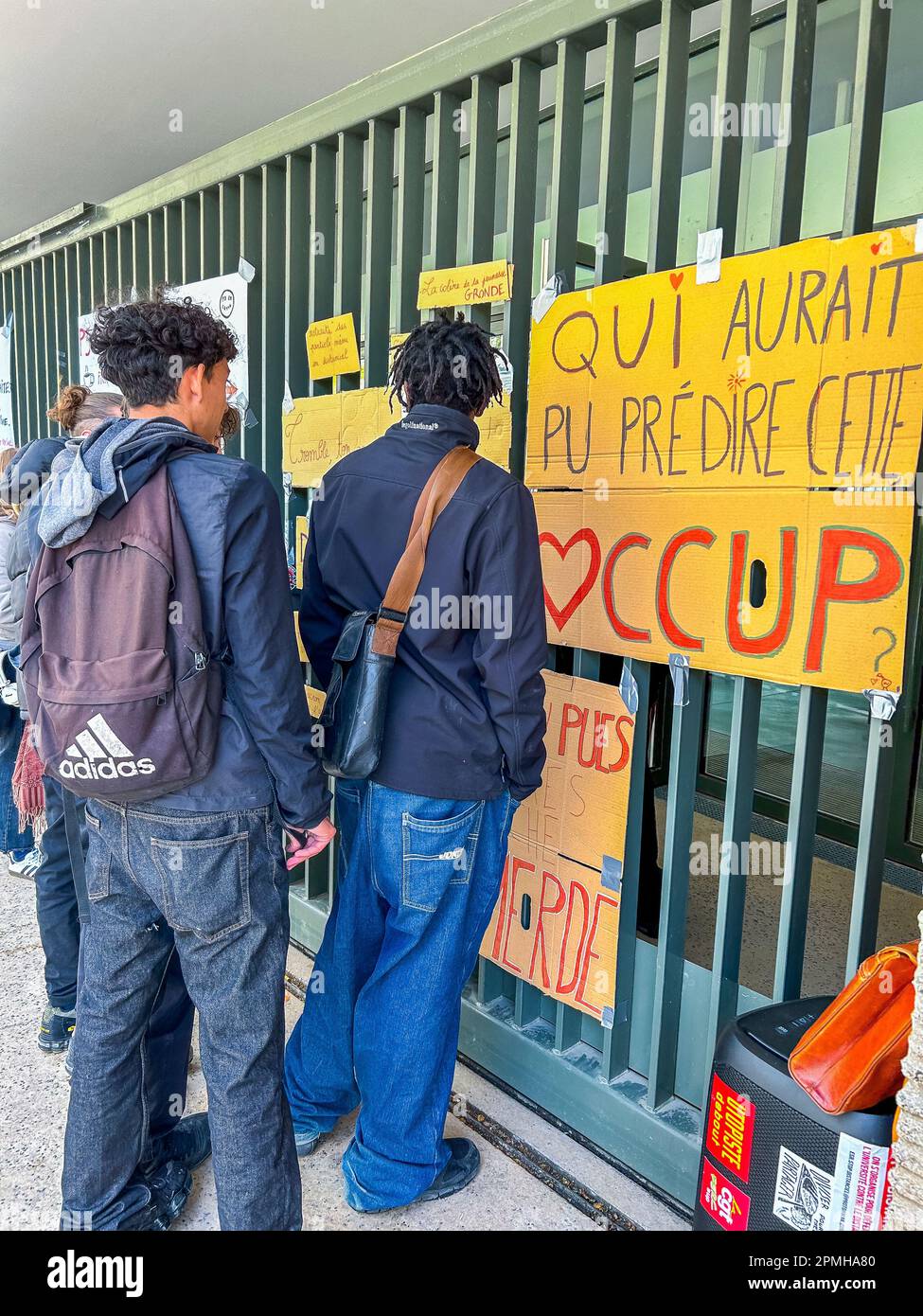 Paris, France, Student Strike, Building Occupation University of Paris ...