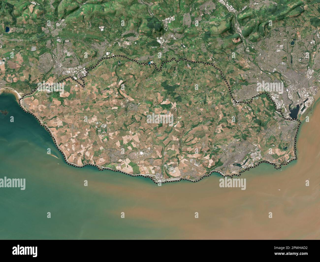 Map of penarth hi-res stock photography and images - Alamy