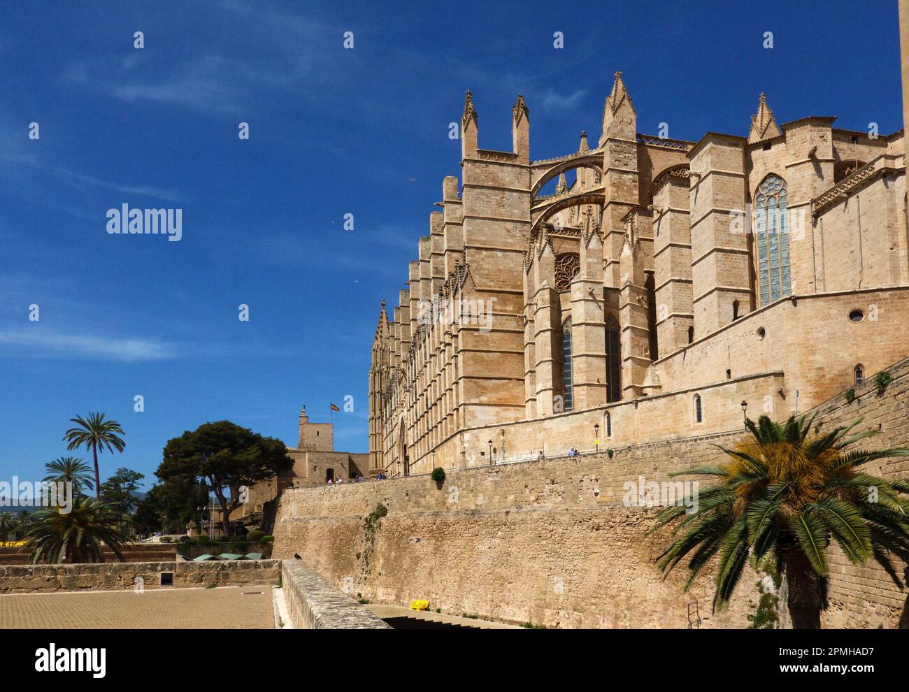 Palma de Mallorca, Spain -30 March, 2023. View on the famous tourist ...