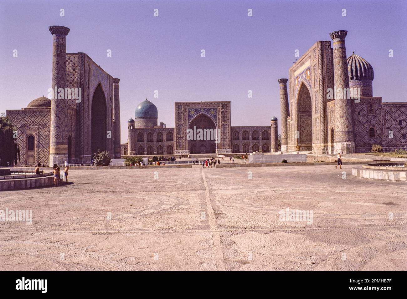 Registan Square in Samarkand, Uzbekistan in 1987 Stock Photo - Alamy