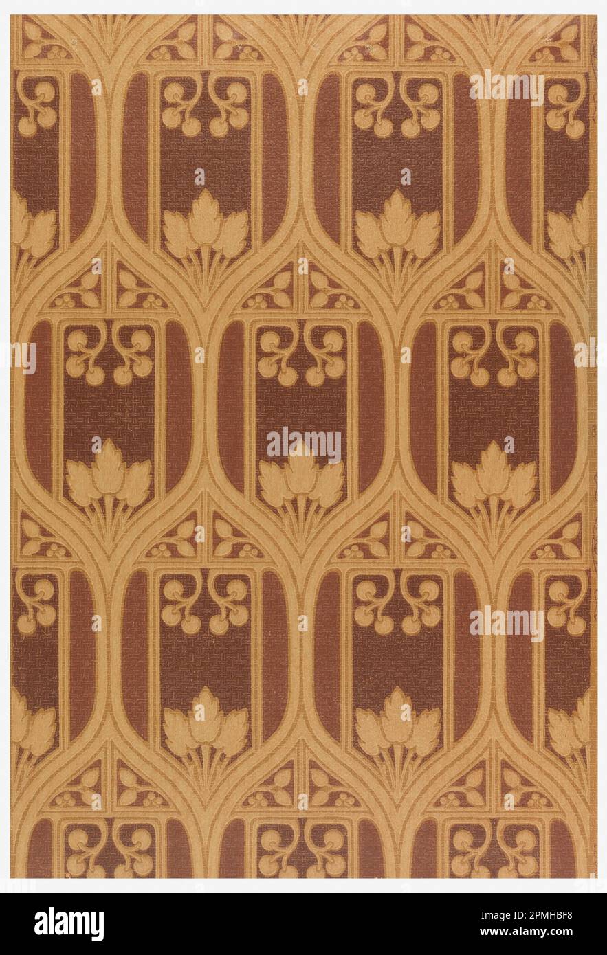 Sidewall - Sample (USA); machine-printed on paper; 70 x 48 cm (27 9/16 ...