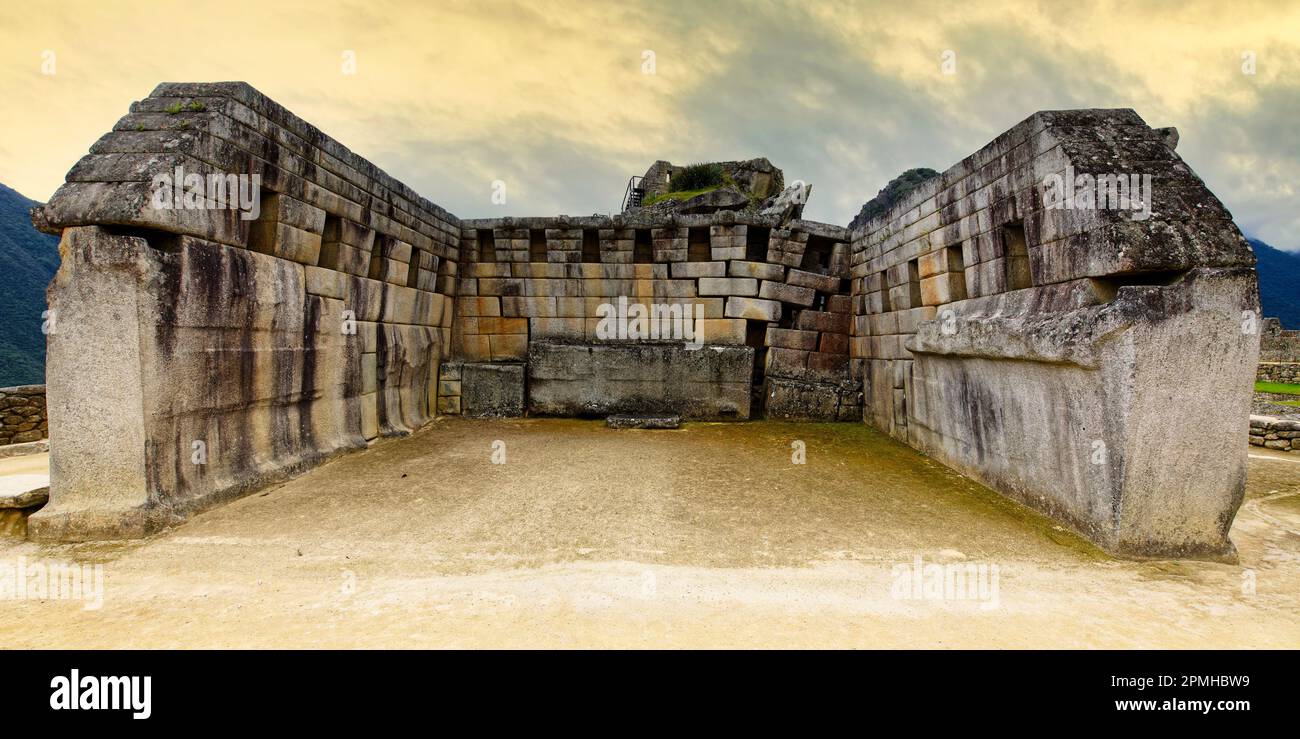 Machu Picchu, UNESCO World Heritage Site, ruined city of the Incas ...