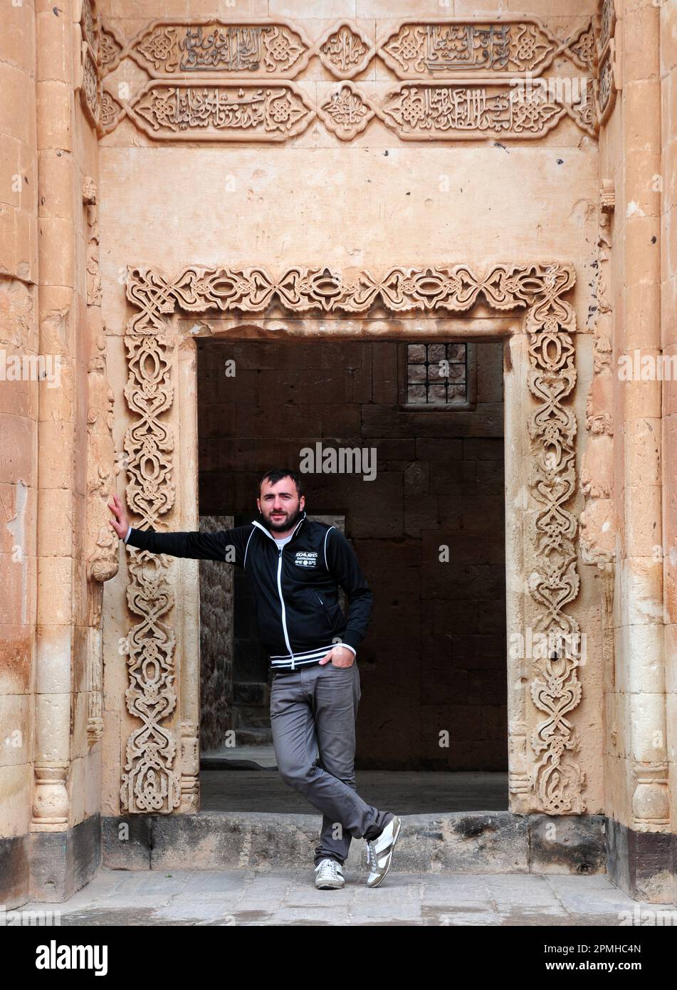 People posing in historical buildings in Turkey Stock Photo - Alamy