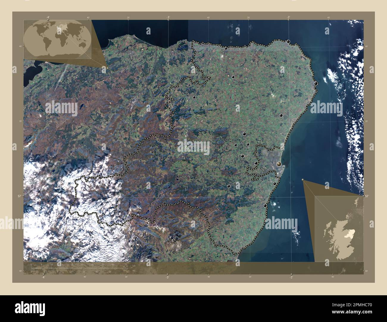 Aberdeenshire, region of Scotland - Great Britain. High resolution ...