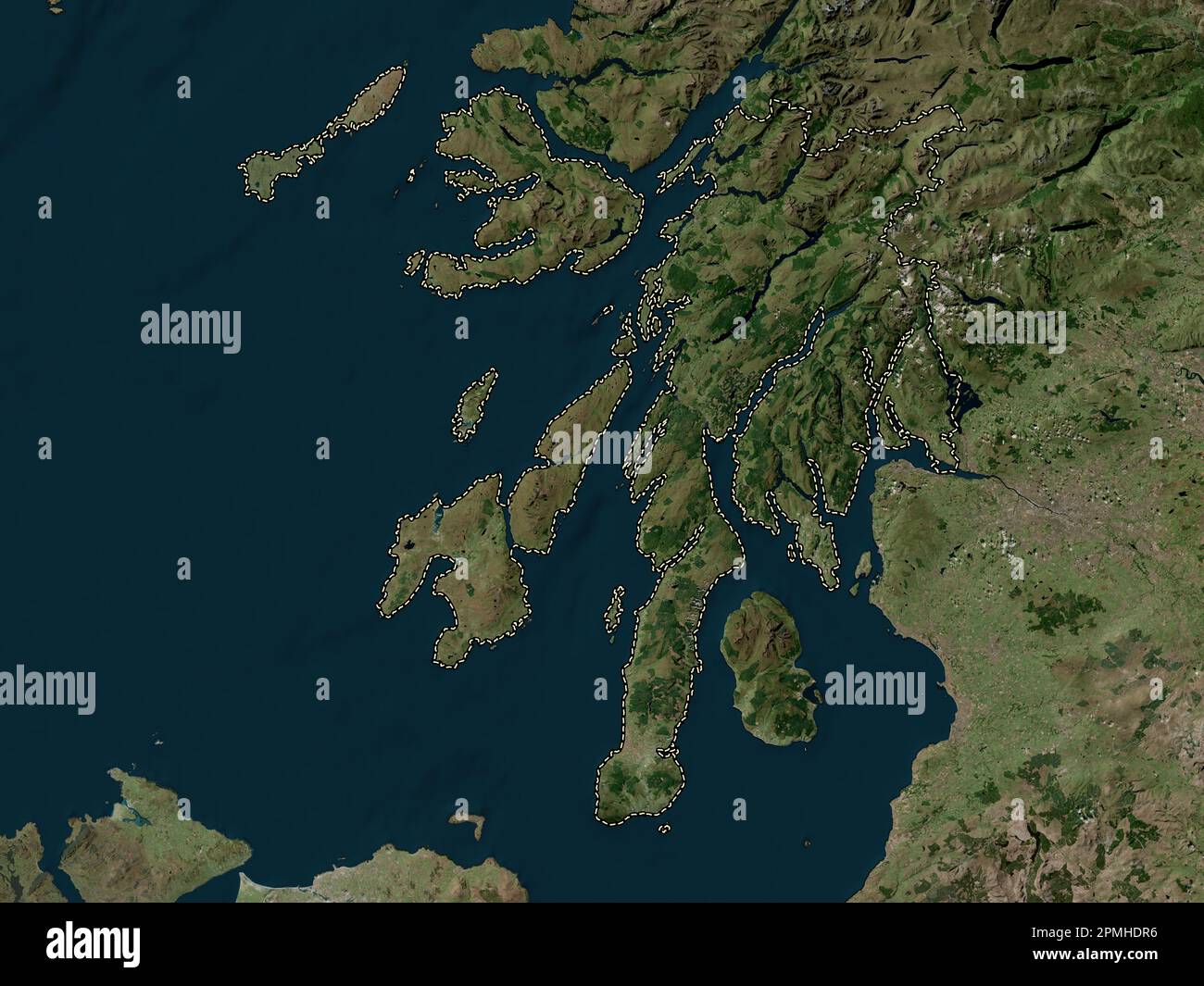 Argyll and Bute, region of Scotland - Great Britain. High resolution ...