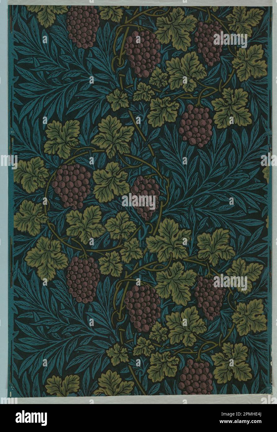 Sidewall, Vine; Made by Arthur Sanderson & Sons, Ltd. (United Kingdom ...