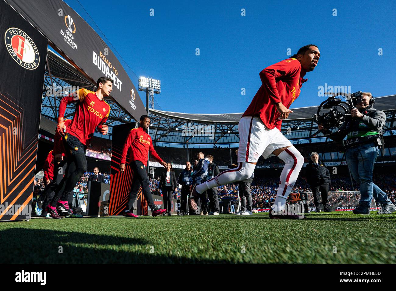 Rotterdam, Netherlands. April 13, 2023. Georginio Wijnaldum of AS Roma ...