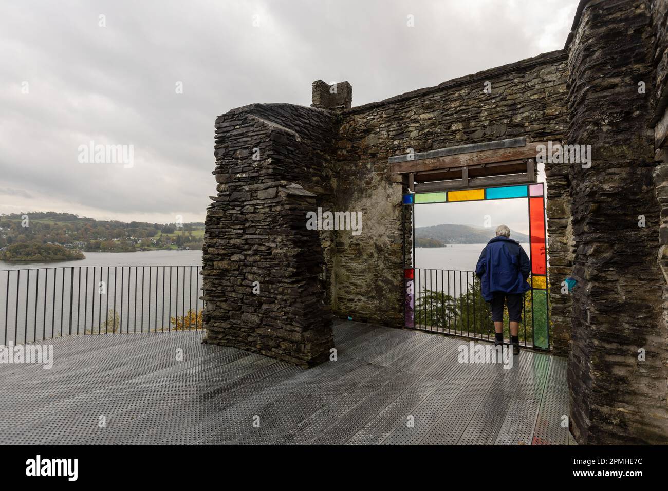 Claife Viewing Station on the 21st October 2022 in Windermere west ...