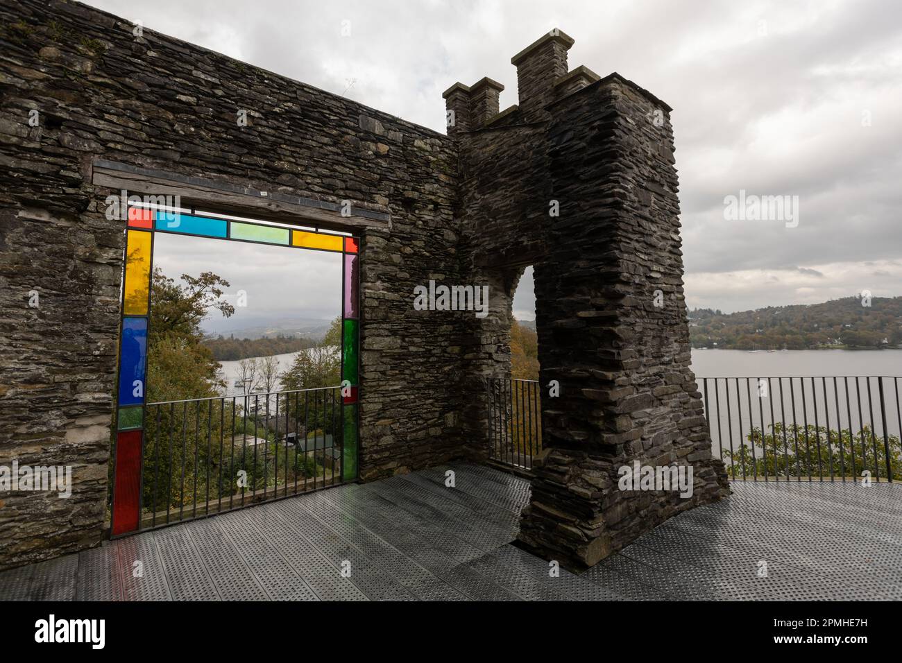 Claife Viewing Station on the 21st October 2022 in Windermere west ...