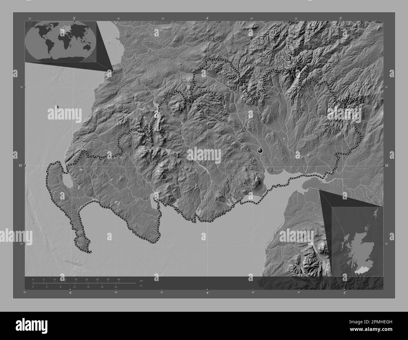 Dumfries and Galloway, region of Scotland - Great Britain. Bilevel ...