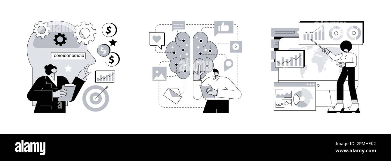 Artificial Intelligence For Business Abstract Concept Vector