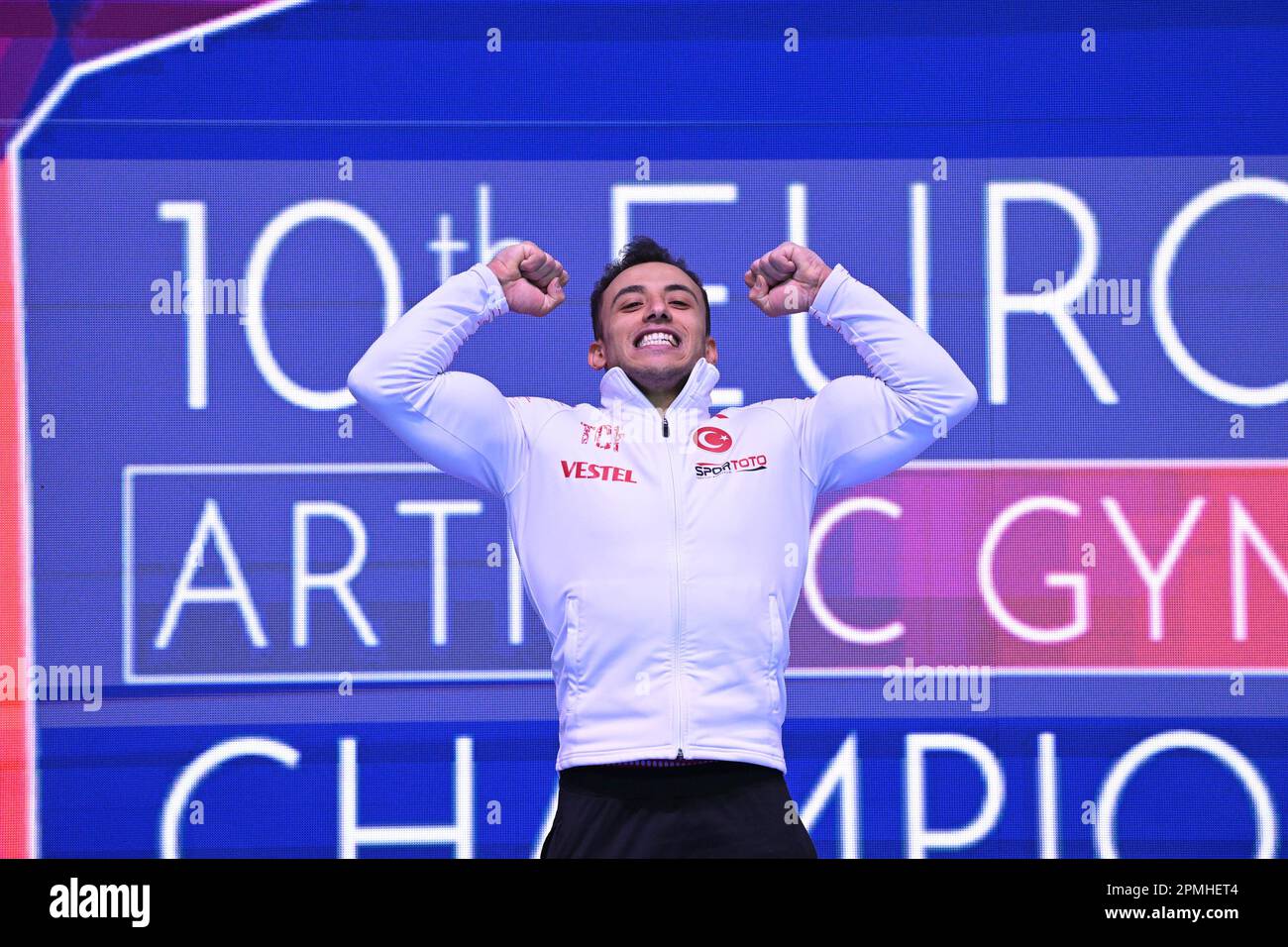 Antalya, Turkey. 13th Apr, 2023. ASIL Adem (TUR) gold medal AA during ...