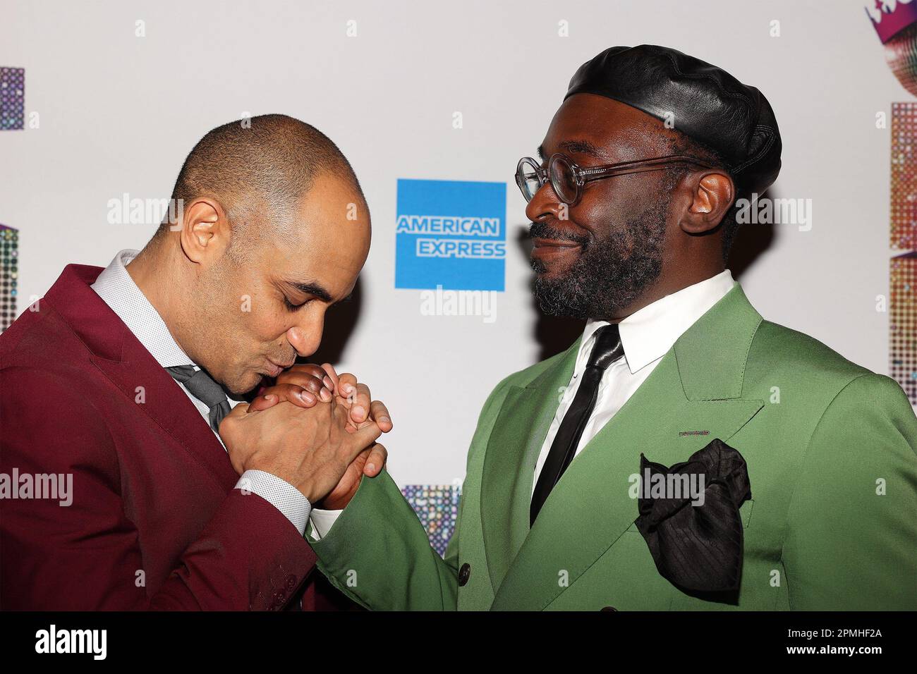 New York, NY, USA. 12th Apr, 2023. Saheem Ali, James Ijames in ...