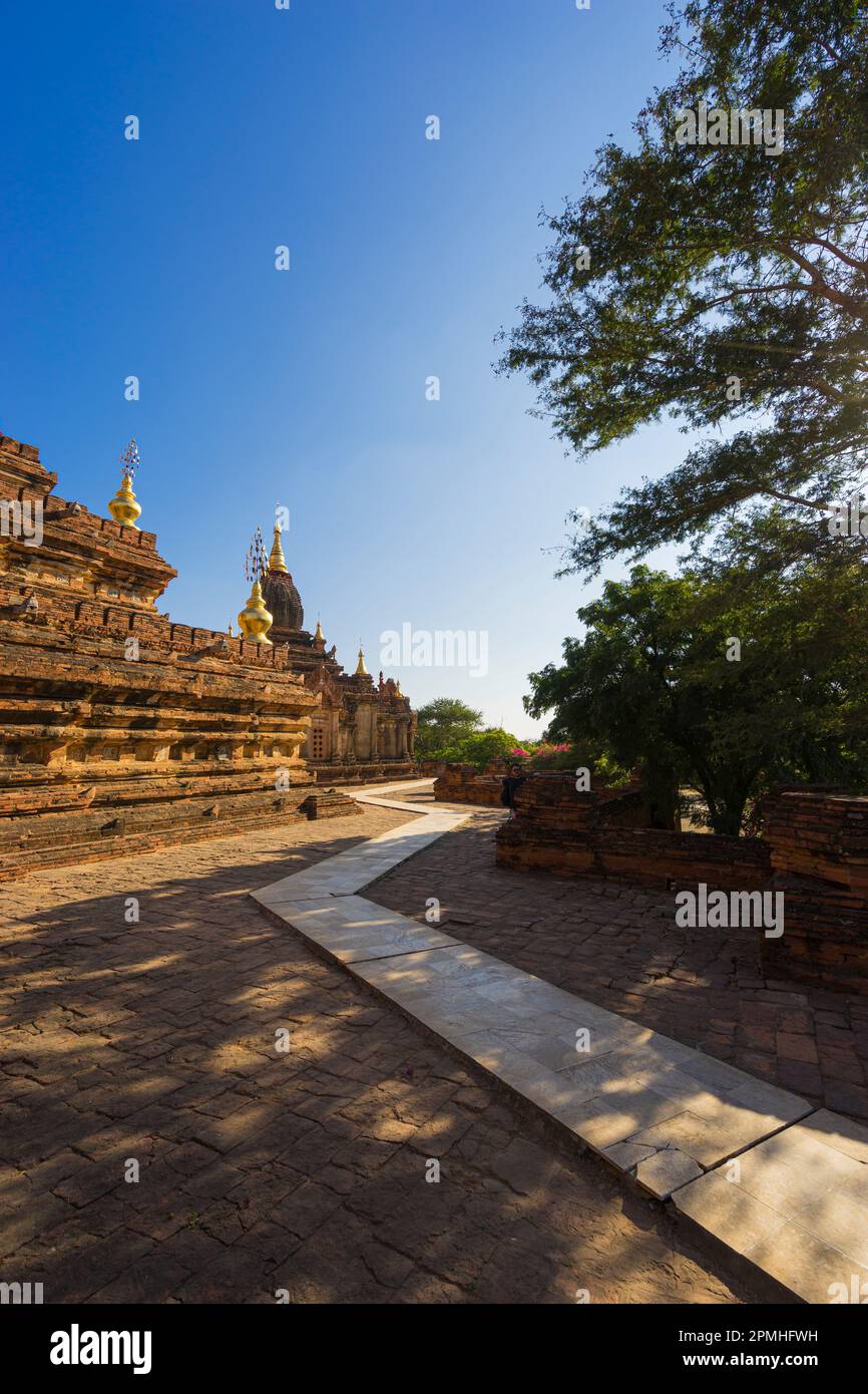 Path around pagoda, Old Bagan, Myanmar (Burma), Asia Stock Photo - Alamy
