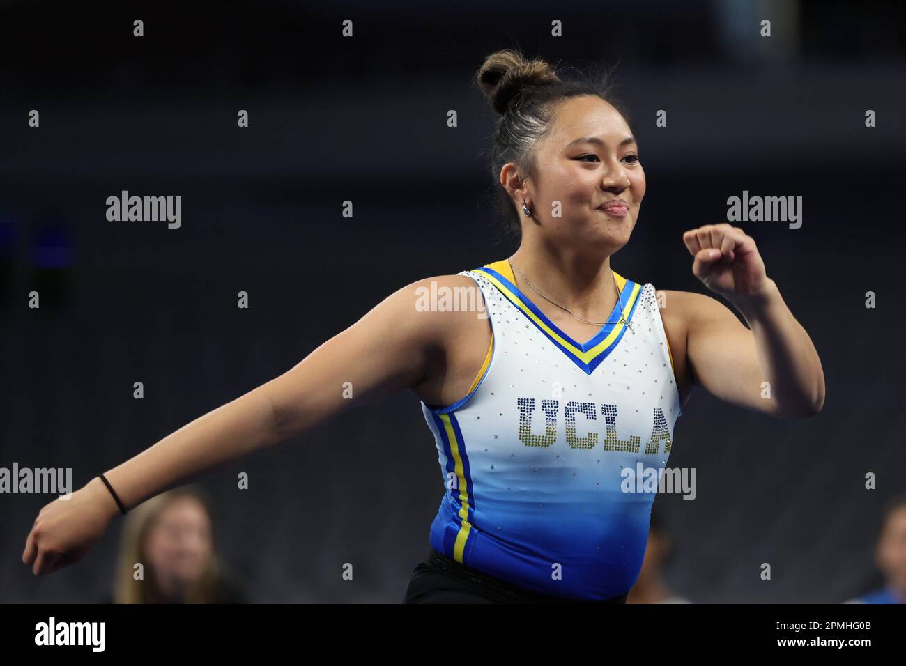 Fort Worth, Texas, USA. 12th Apr, 2023. Emma Malabuyo during podium ...