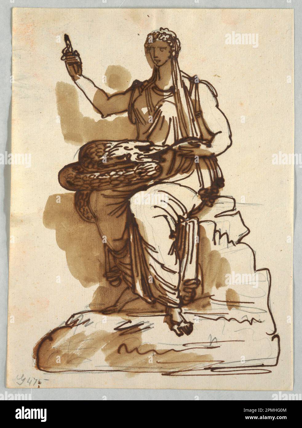 Drawing, Hygeia, after an Antique Statue in Giustiniani Collection ...