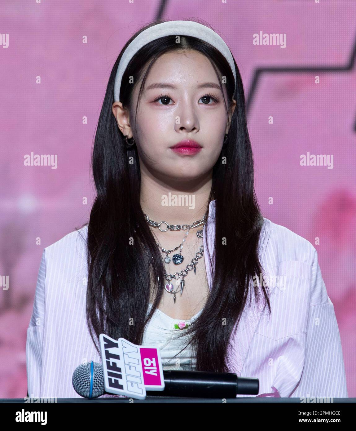 13 April 2023 - Seoul, South Korea: Sio, South Korean Girl group Fifty ...