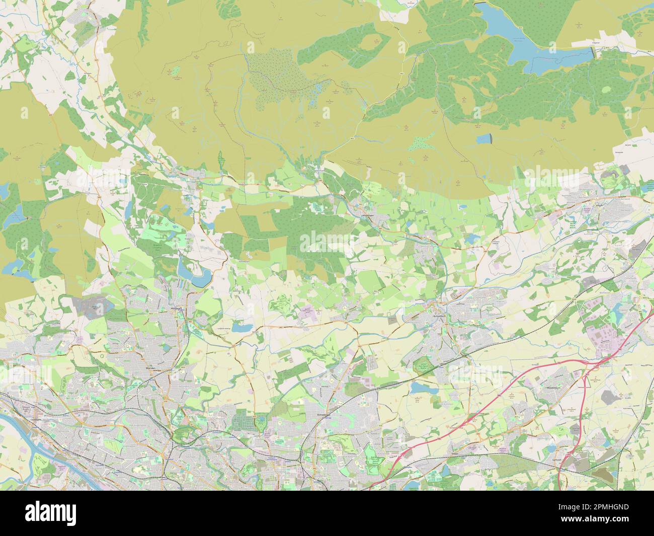 Map of bearsden hi-res stock photography and images - Alamy