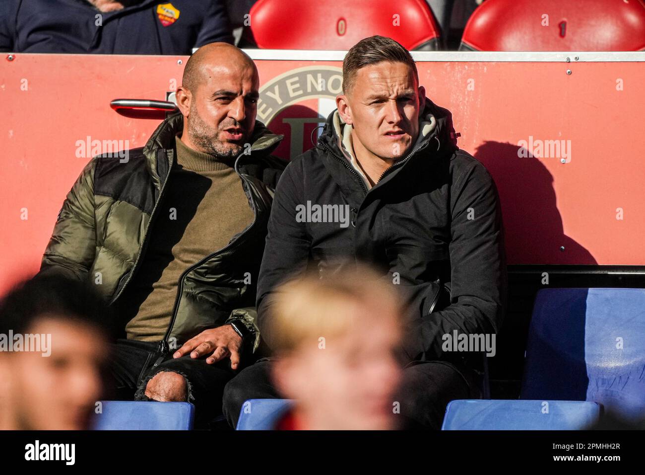 Rotterdam, Netherlands. April 13, 2023. Jens Toornstra during the match between Feyenoord v AS ...