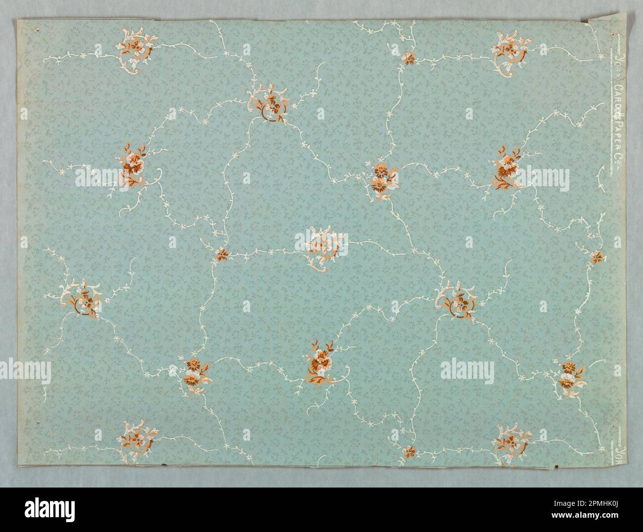 Ceiling Paper (USA); machine-printed; 38 x 49 cm (14 15/16 x 19 5/16 in ...