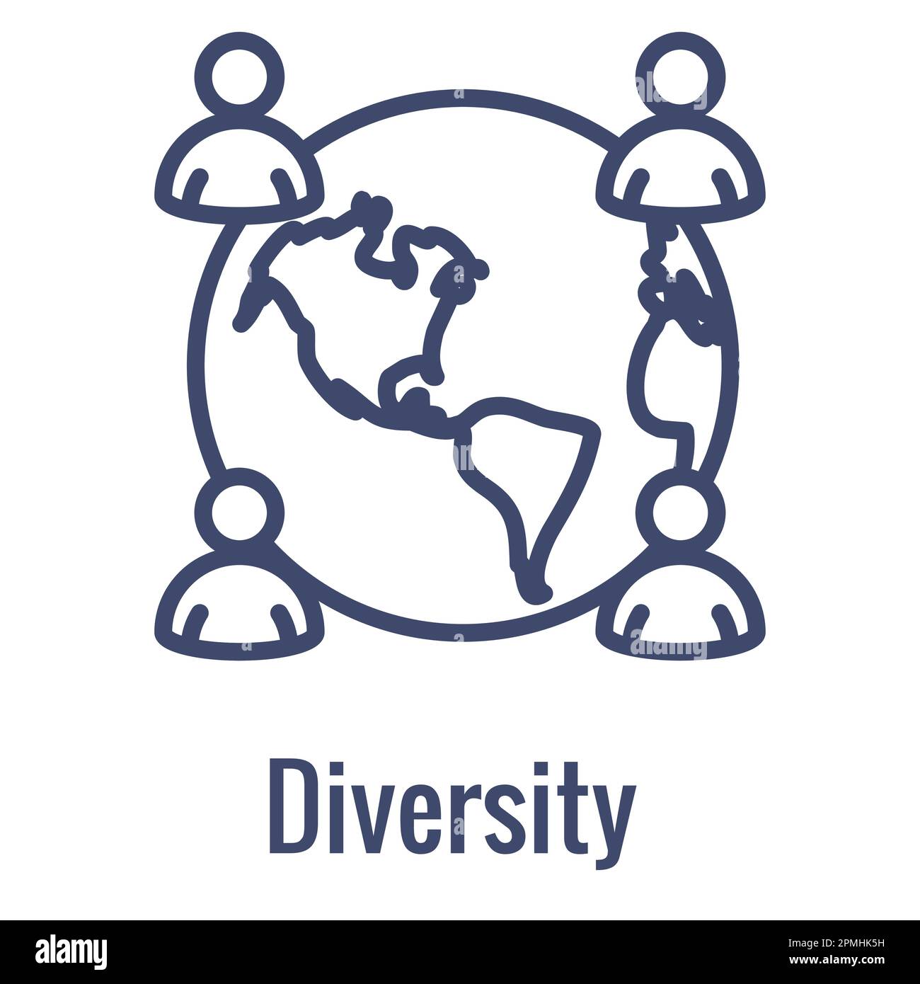 Core Values Icon With Value Driven Icon Describing Aspect Of Core