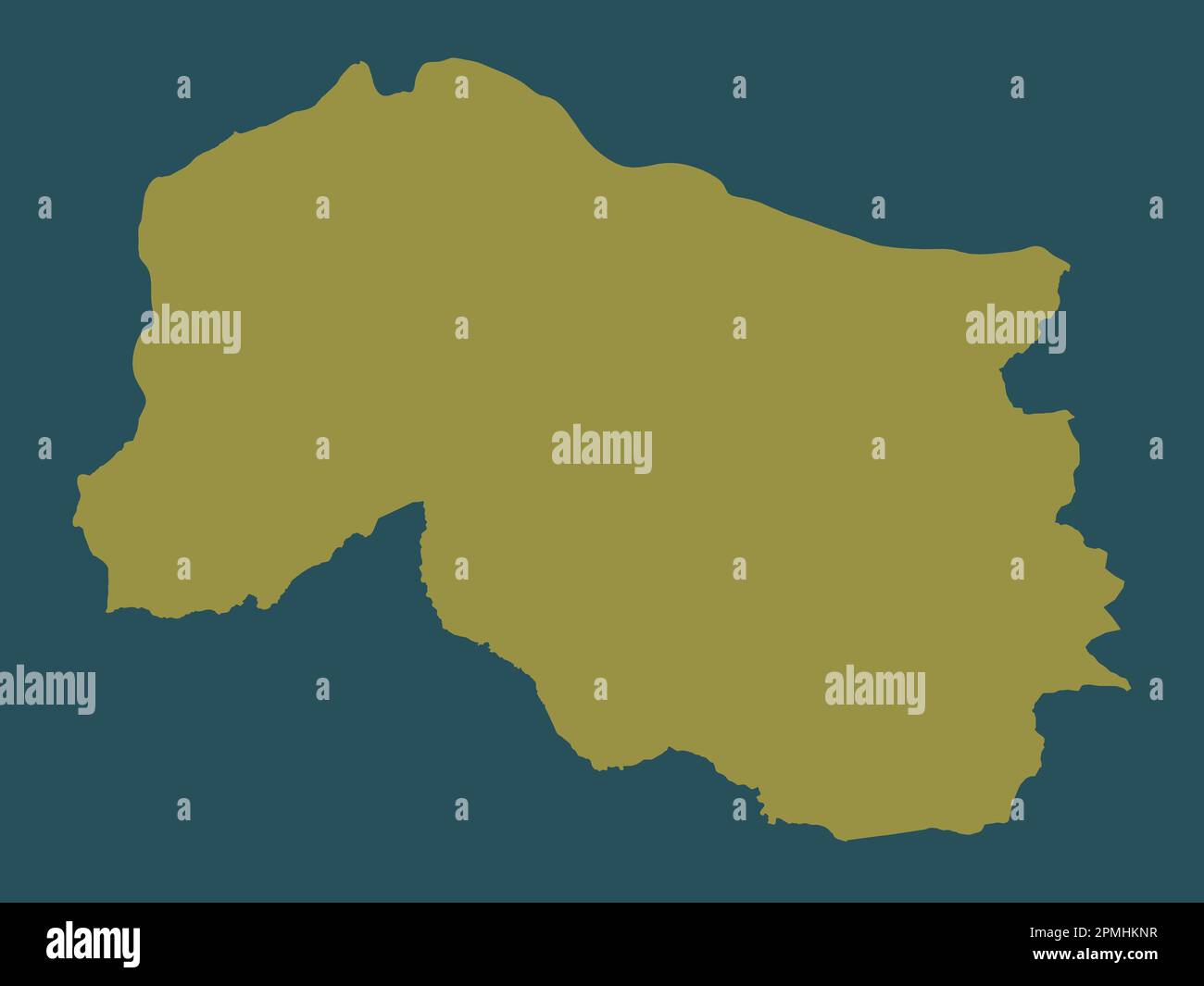 Inverclyde, region of Scotland - Great Britain. Solid color shape Stock ...