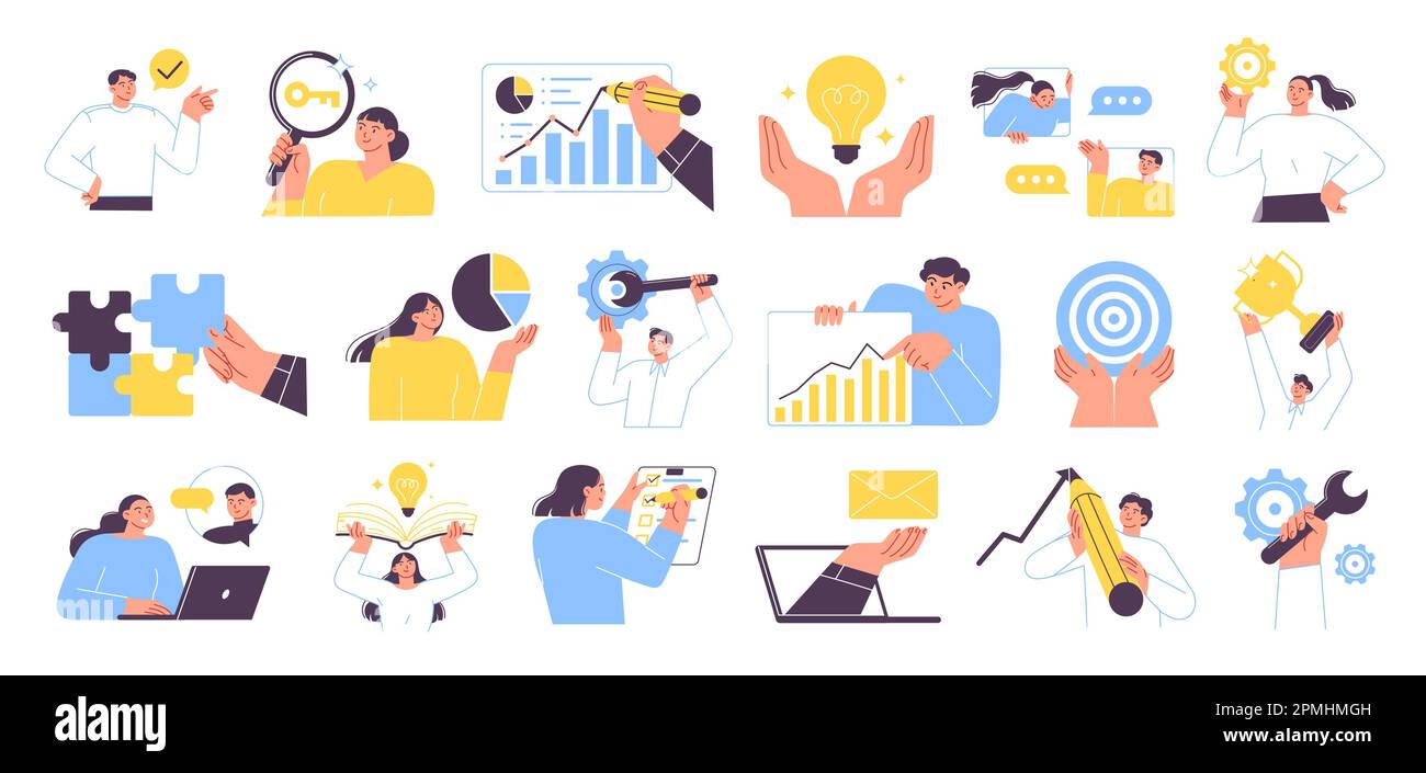 People doing different business activities Stock Vector Image & Art - Alamy