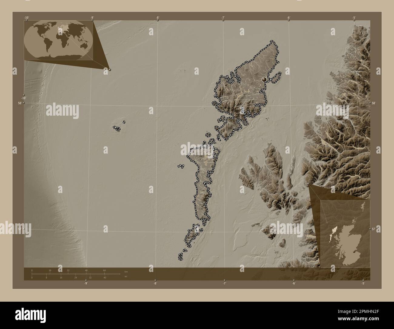 Map of stornoway hi-res stock photography and images - Alamy