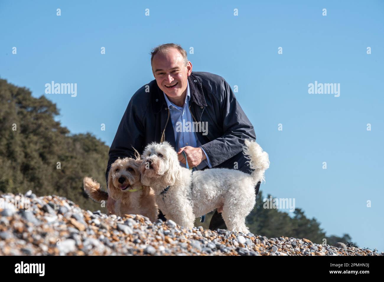 Eastbourne, April 4th 2023: Liberal Democrat leader Ed Davey on the ...