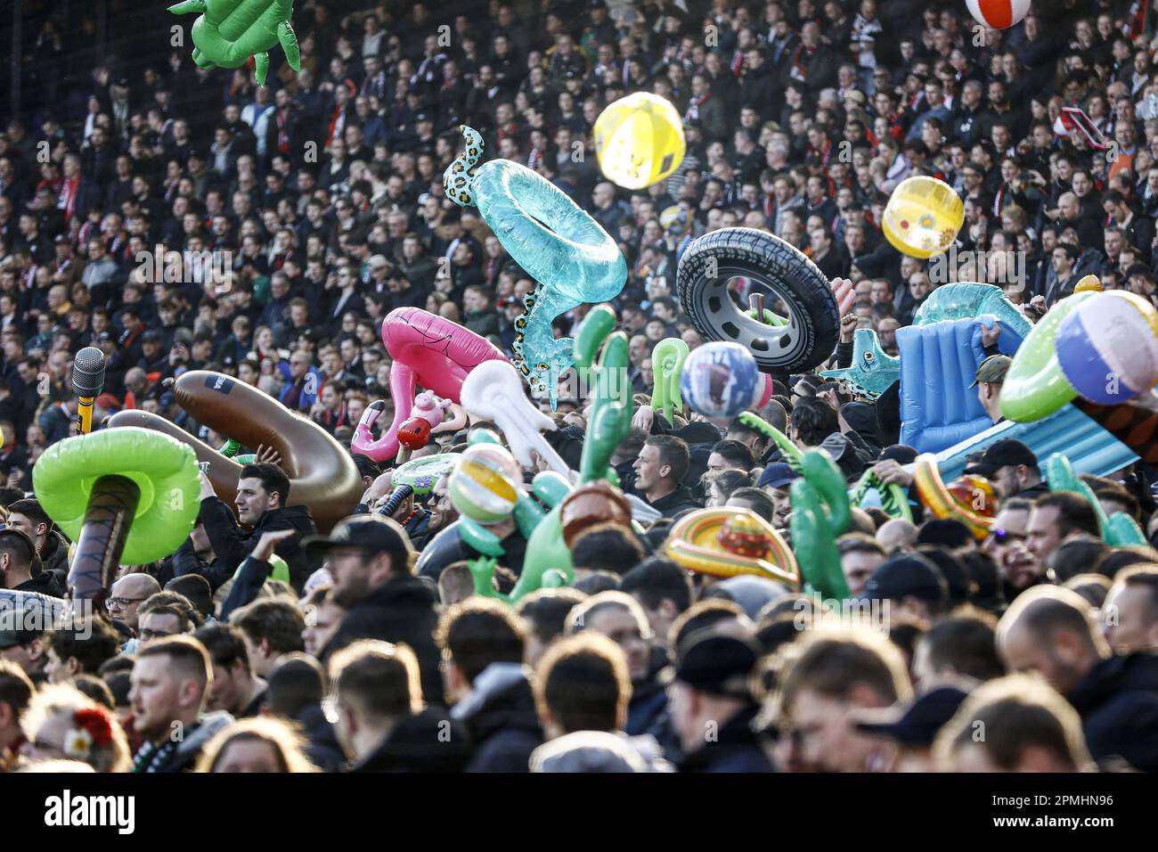 ROTTERDAM - Feyenoord fans during the UEFA Europa League quarter final ...