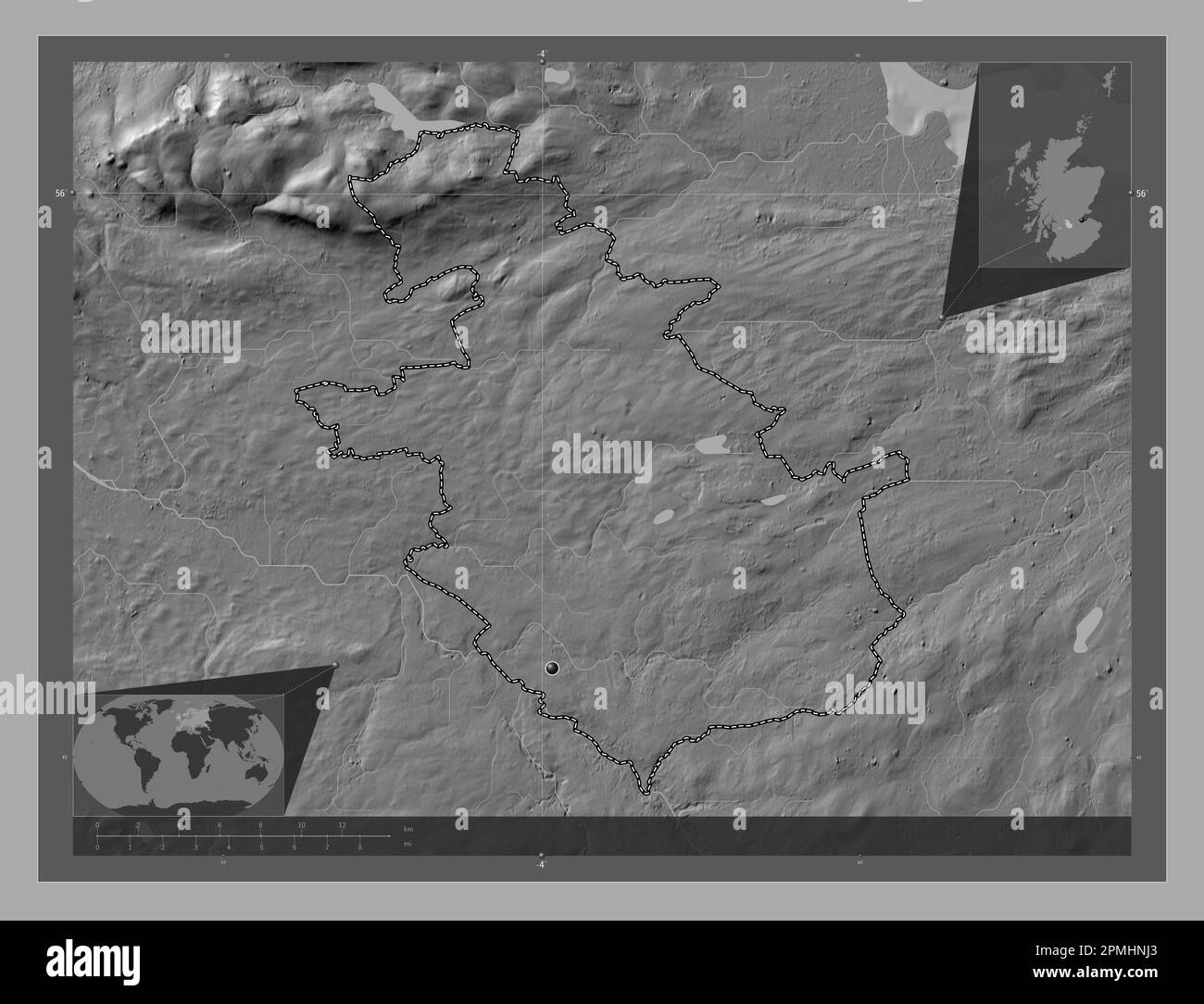 North Lanarkshire, region of Scotland - Great Britain. Bilevel ...