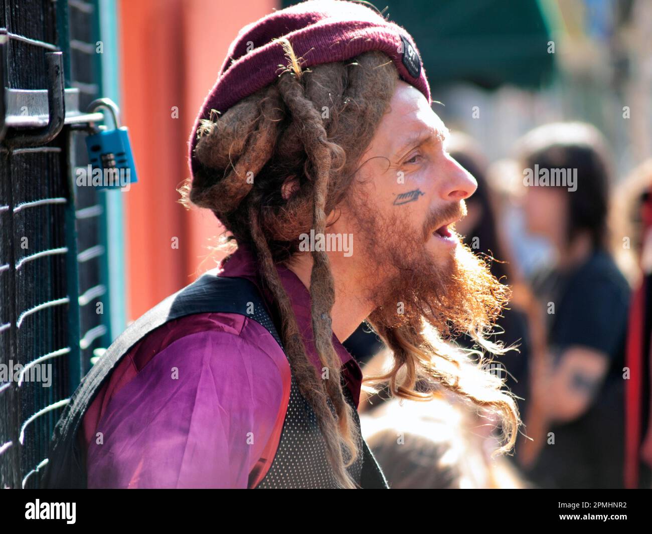 A character from the North Laine, Brighton Stock Photo - Alamy