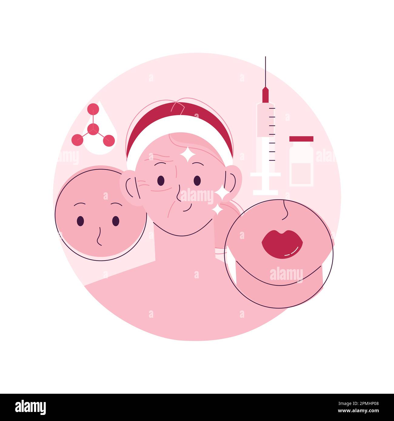 Beauty Injection Abstract Concept Vector Illustration Beauty Procedure