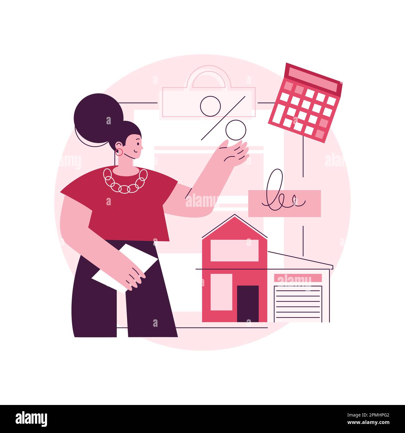 Pay off loan Stock Vector Images - Alamy