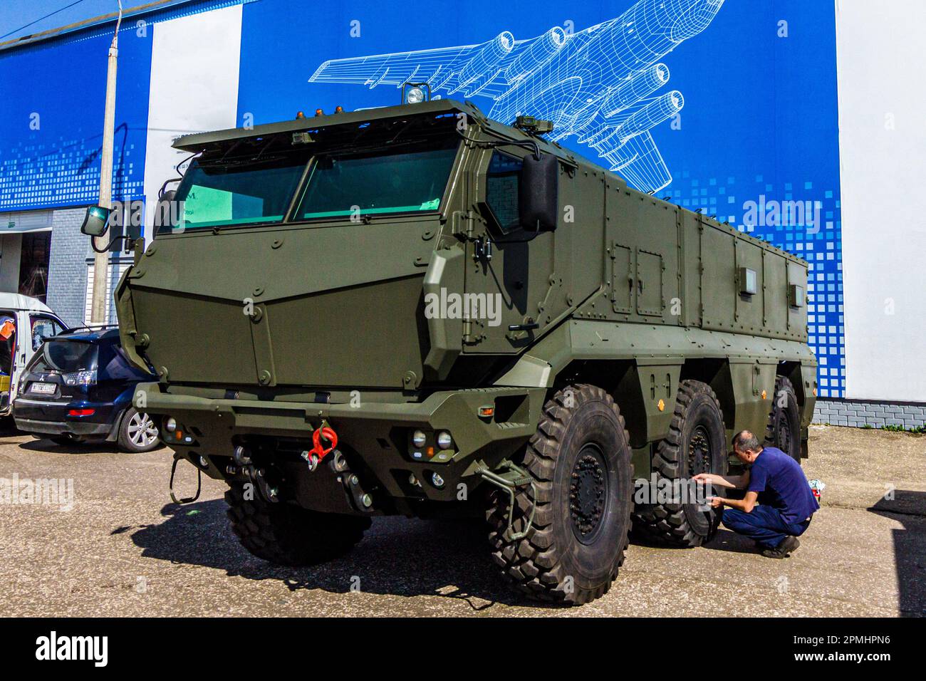 Universal armored car of increased protection KAMAZ-63968 Typhoon-K of ...