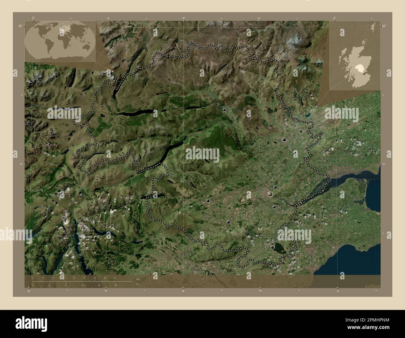 Perth and Kinross, region of Scotland - Great Britain. High resolution ...