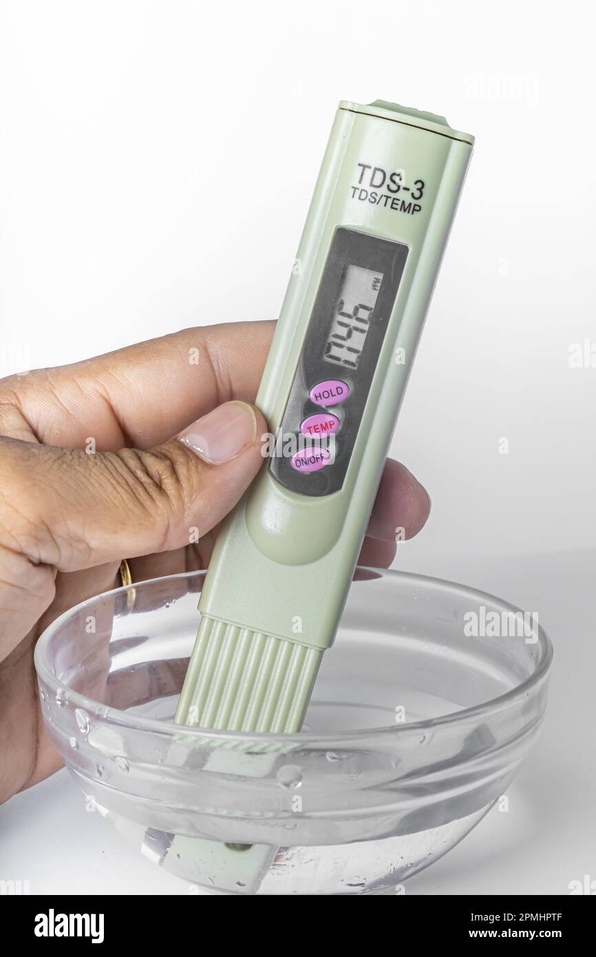 TDS meter widely used to measure the exact level of impurities in the ...