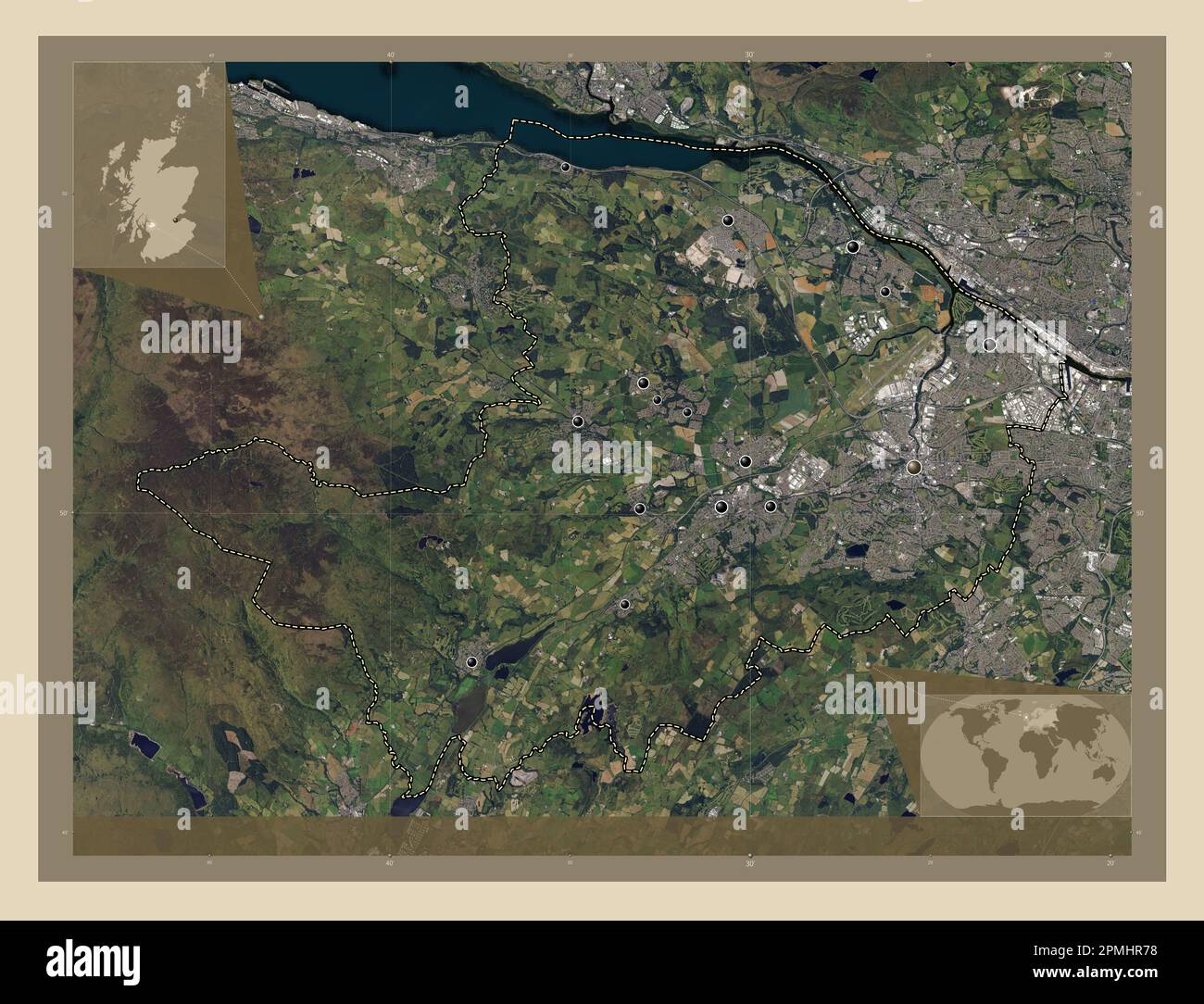 Renfrewshire, region of Scotland - Great Britain. High resolution ...